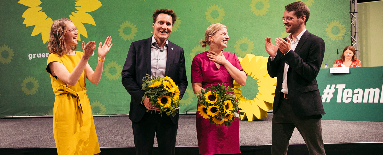 Grüner Parteitag: Katharina Schulze und Ludwig Hartmann als Spitzen ...